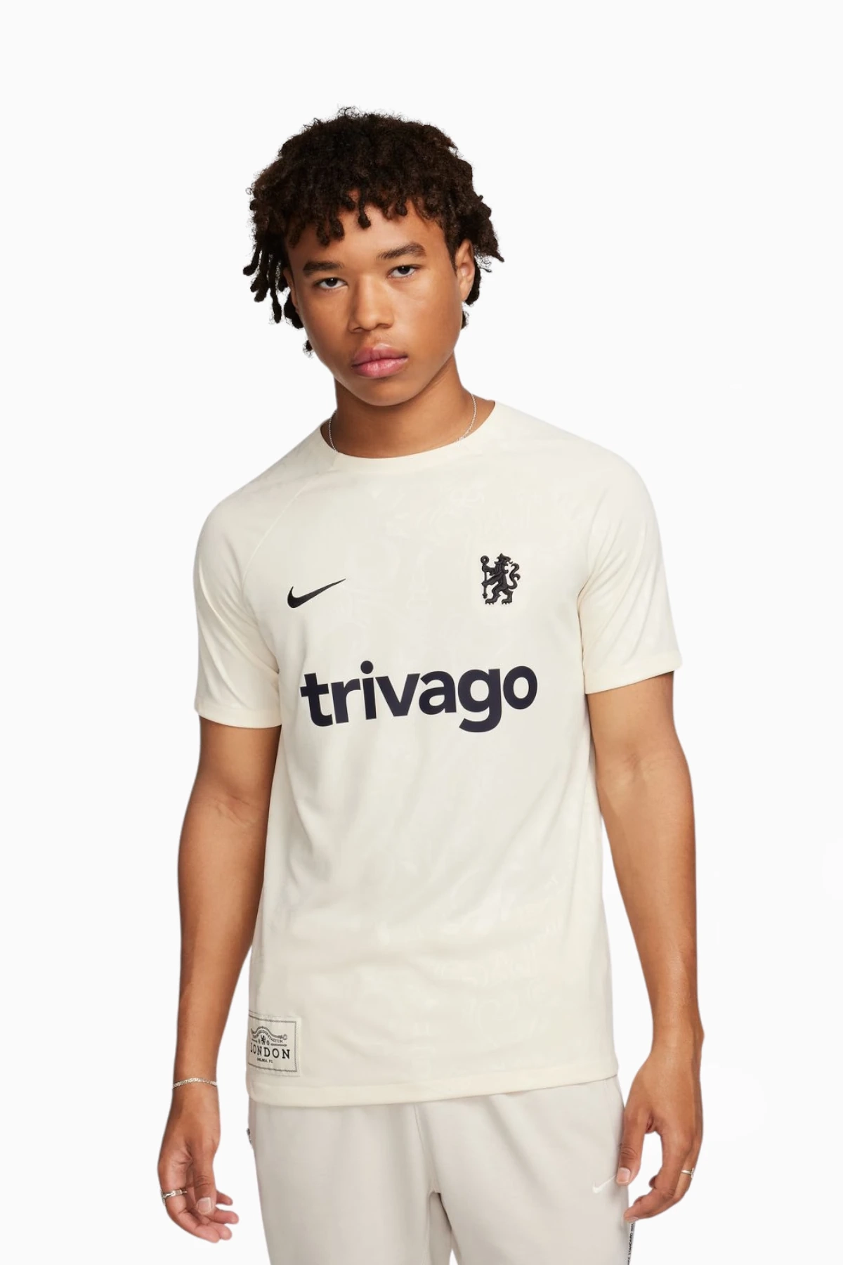 Football Shirt Nike Chelsea FC 23/24 Pre-Match - Beige | R-GOL.com ...