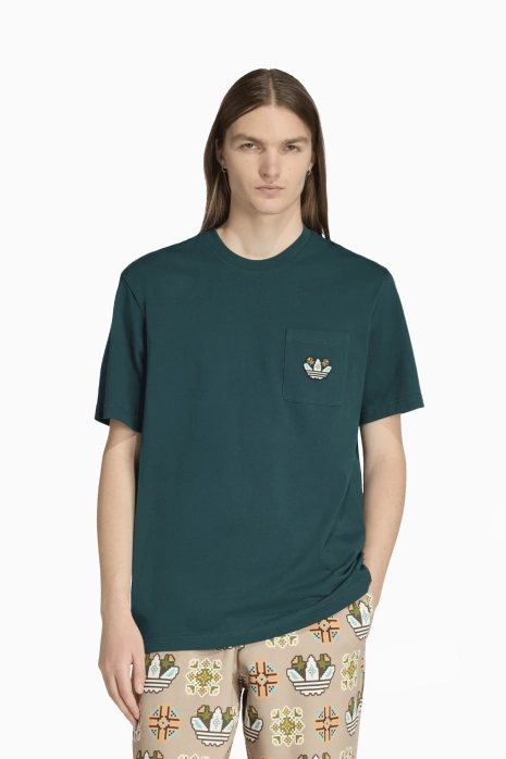 T-Shirt adidas Monogram Loose Tee - Green | R-GOL.com - Football boots ...