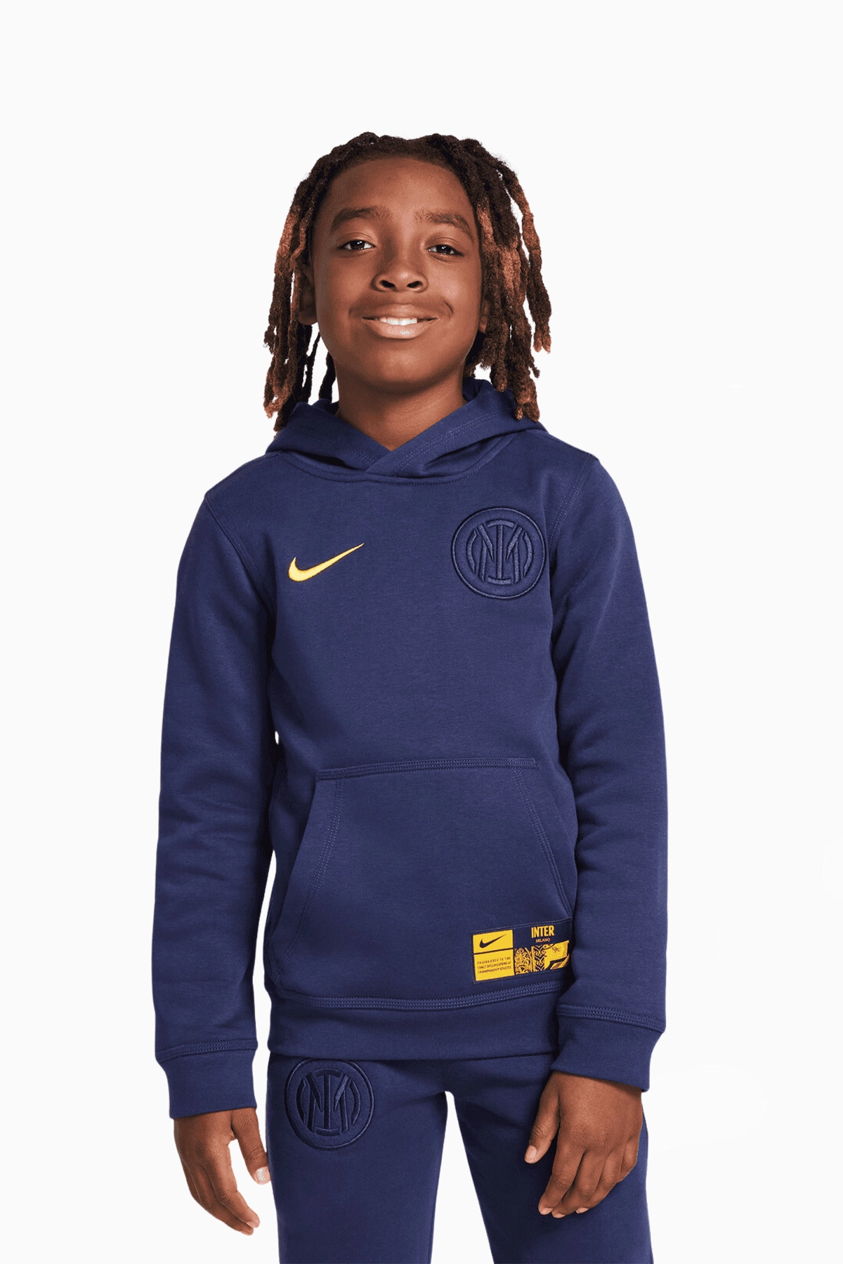 Nike Inter Milan 24/25 Club Hoodie Junior - Navy blue | R-GOL.com ...