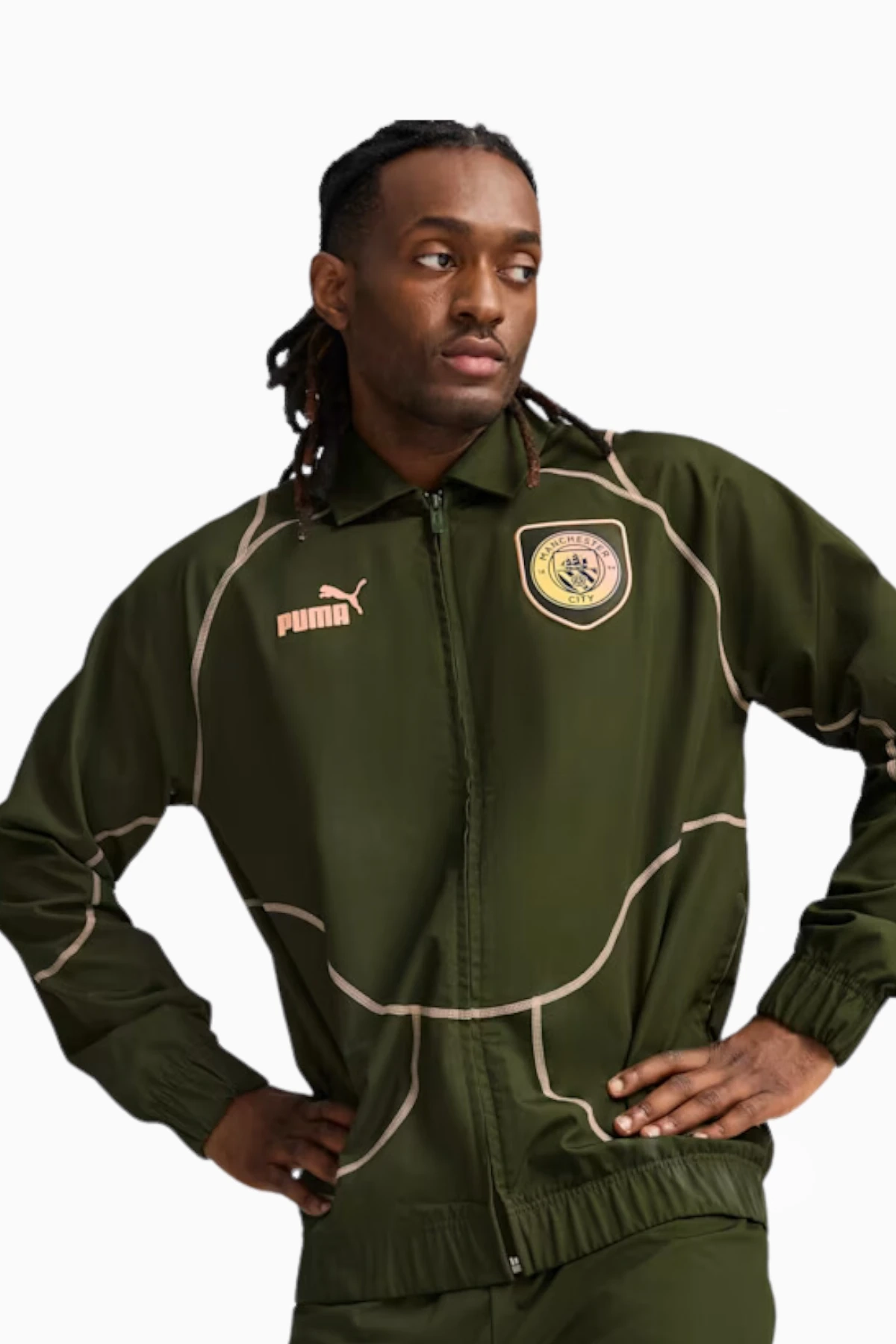 Puma Manchester City 24/25 ftblStatement Sweatshirt - Green | R-GOL.com ...