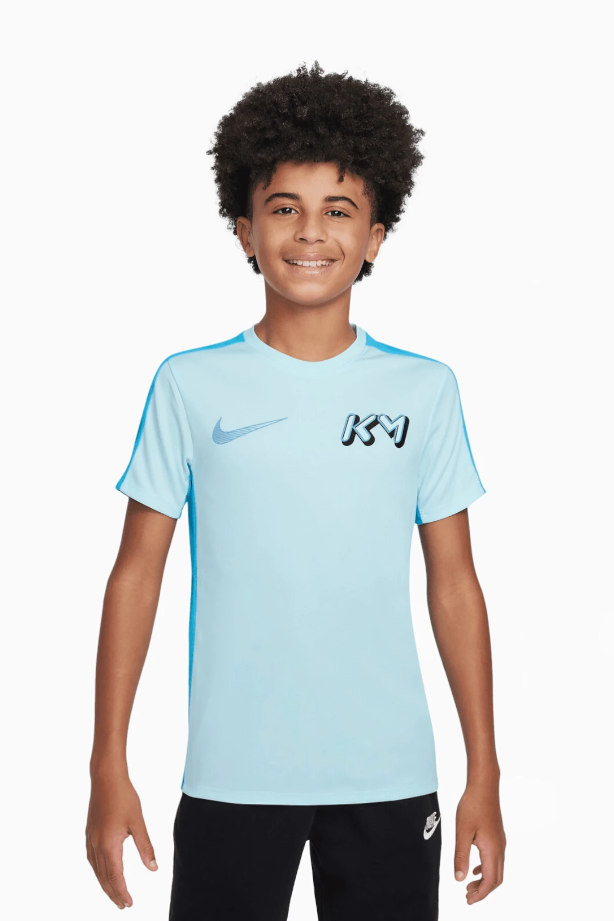 Koszulka Nike Kylian Mbappé Junior - Błękitny | Buty piłkarskie, sprzęt ...