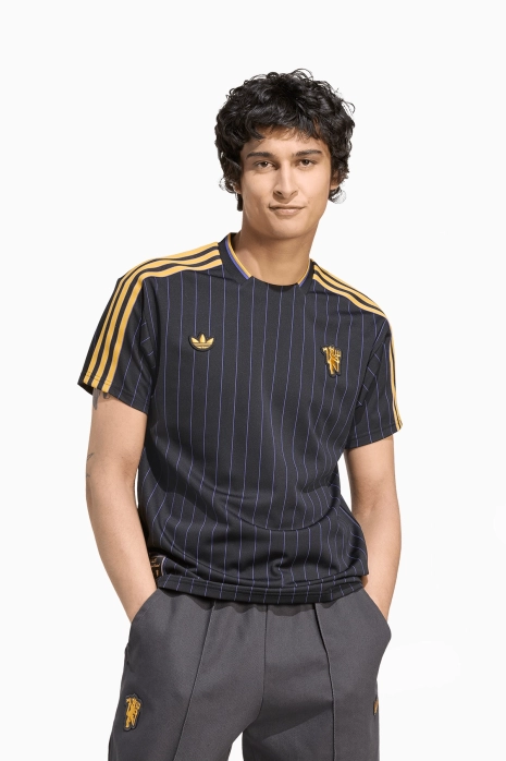 T-shirt adidas Manchester United 25/26 Terrace Icons - Black | R-GOL ...