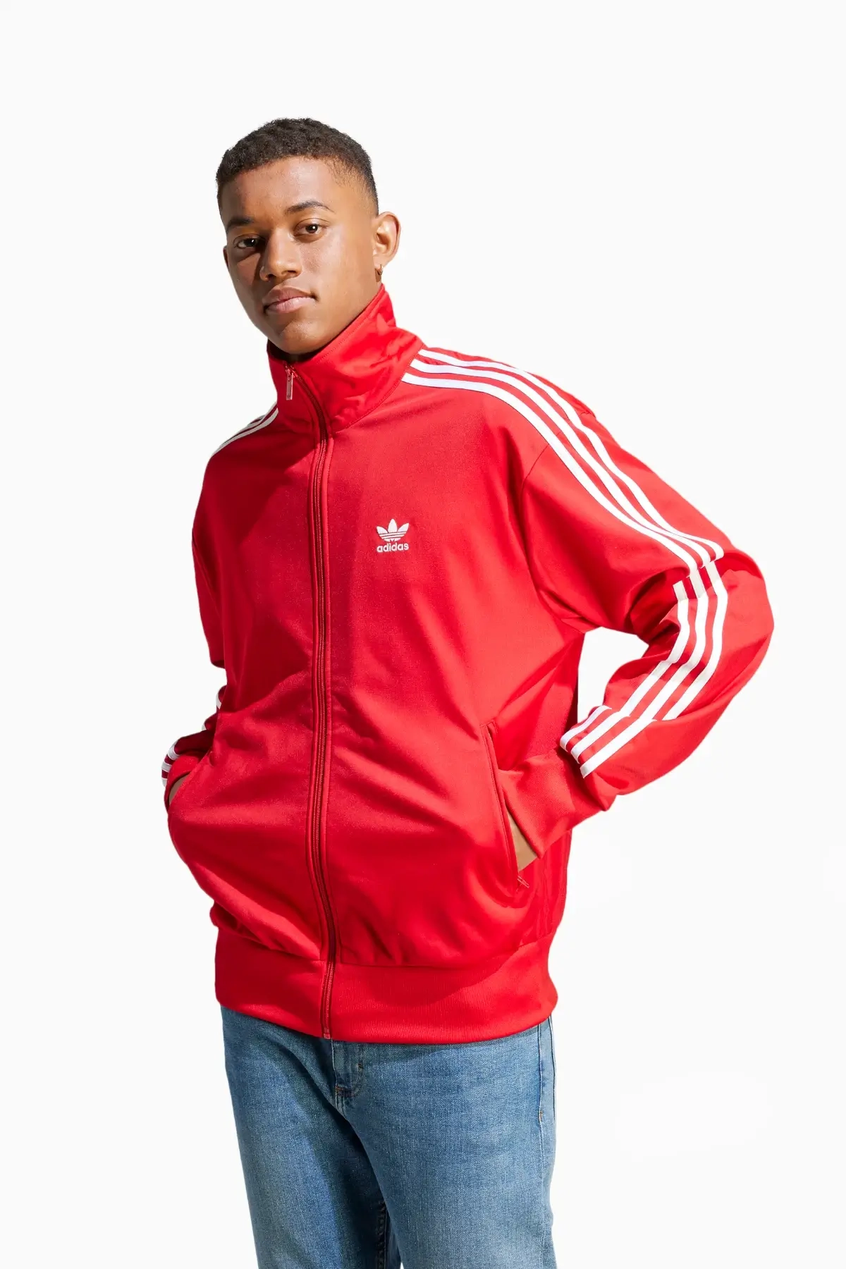 Bluza adidas Adicolor Classics Firebird - Czerwony | Buty piłkarskie ...
