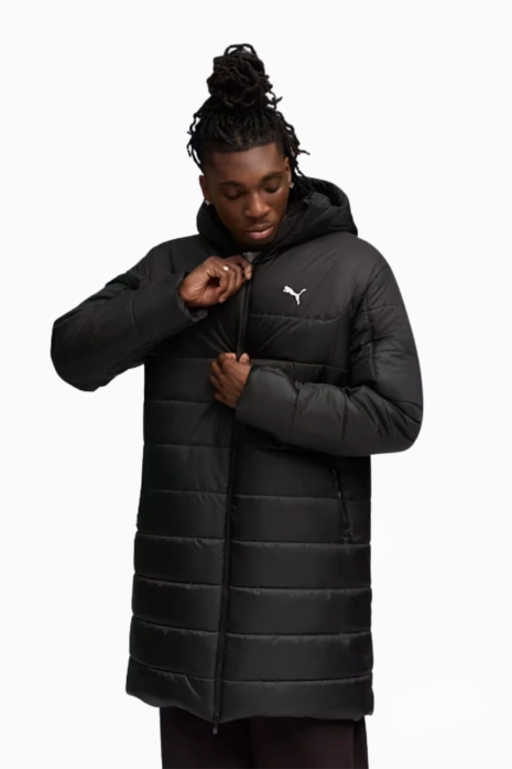 Jacket Puma Essentials Padded Parka - Black | R-GOL.com - Football ...