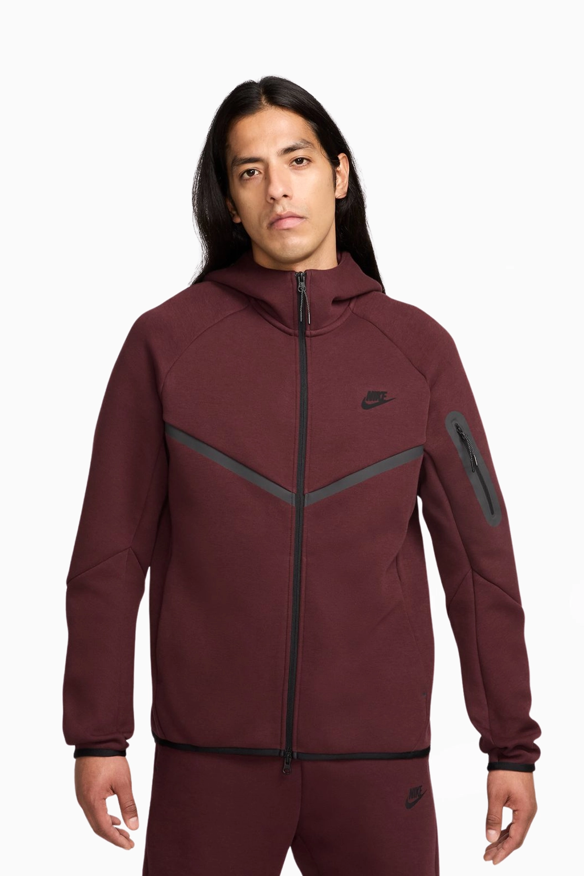 Nike Sportswear Tech Fleece Windrunner Hoodie - Claret | R-GOL.com ...