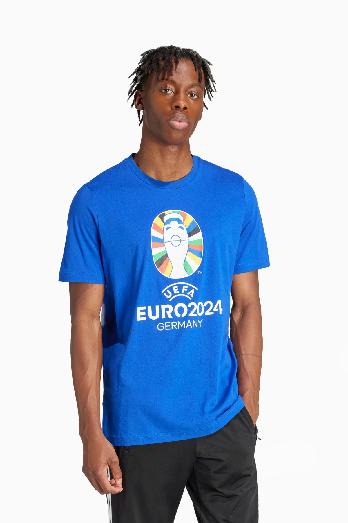 T shirt Adidas Euro 2024 Tee Blue R GOL Football Boots T shirt Adidas Euro 2024 Tee Blue R GOL Football Boots