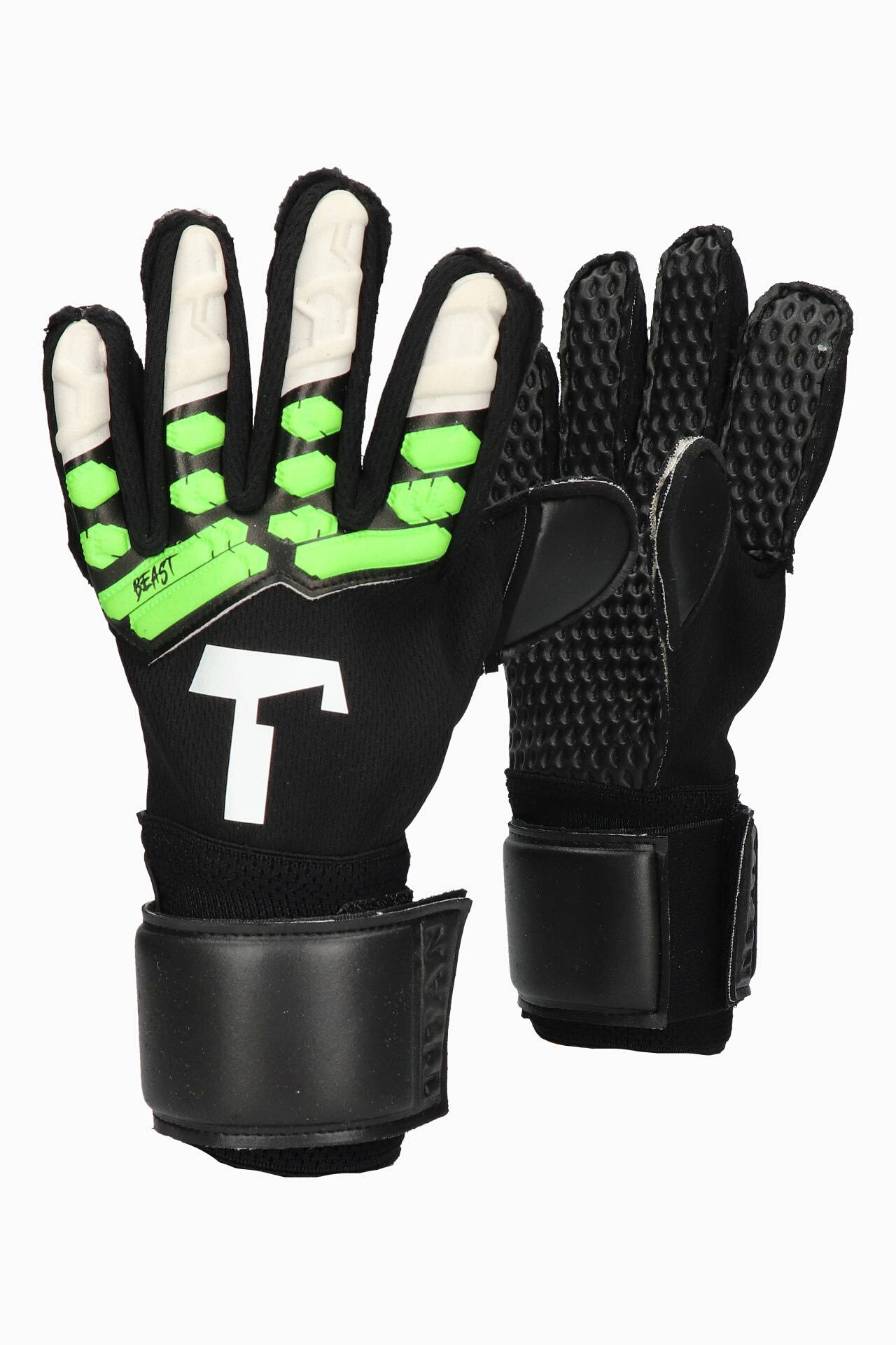 Goalkeeper Gloves T1TAN Toxic Beast Junior - Black | R-GOL.com ...